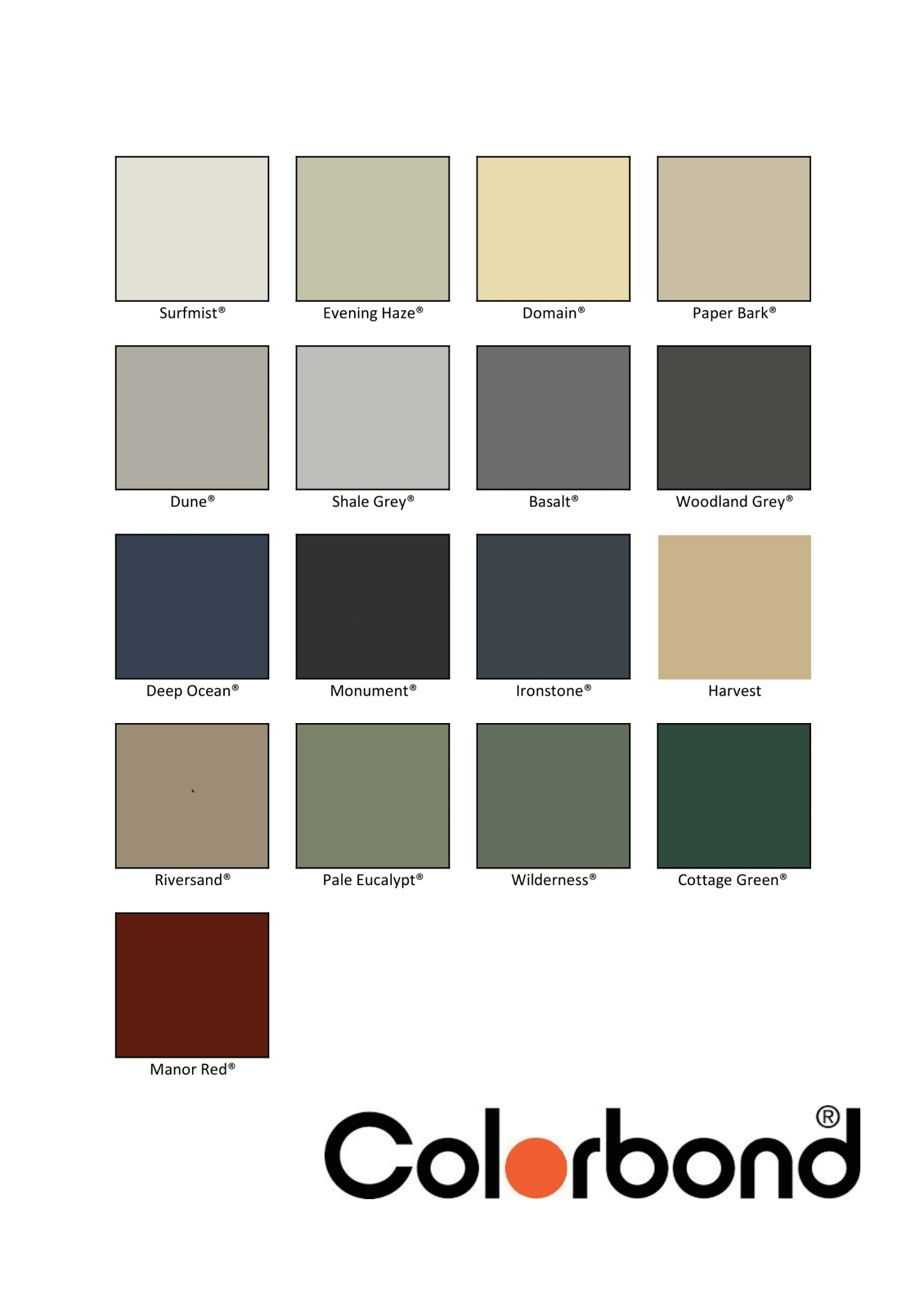 Colorbond Fencing Sheets - Dynamic Steelform