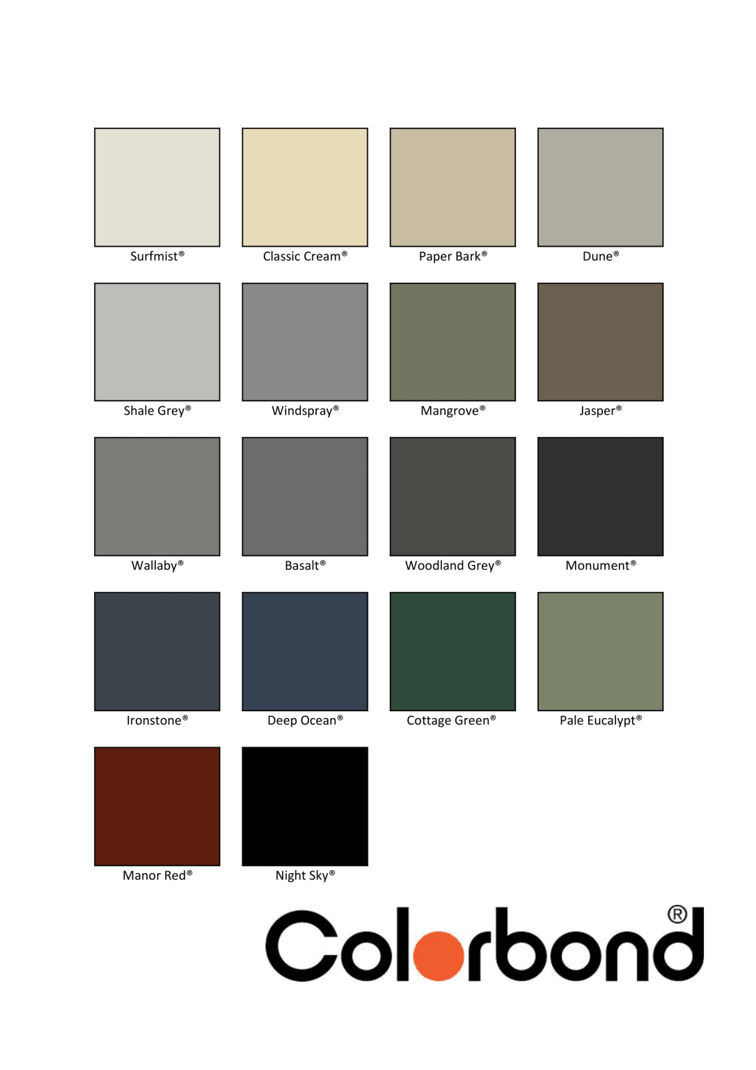 Colorbond Standard Barge Capping - Dynamic Steelform