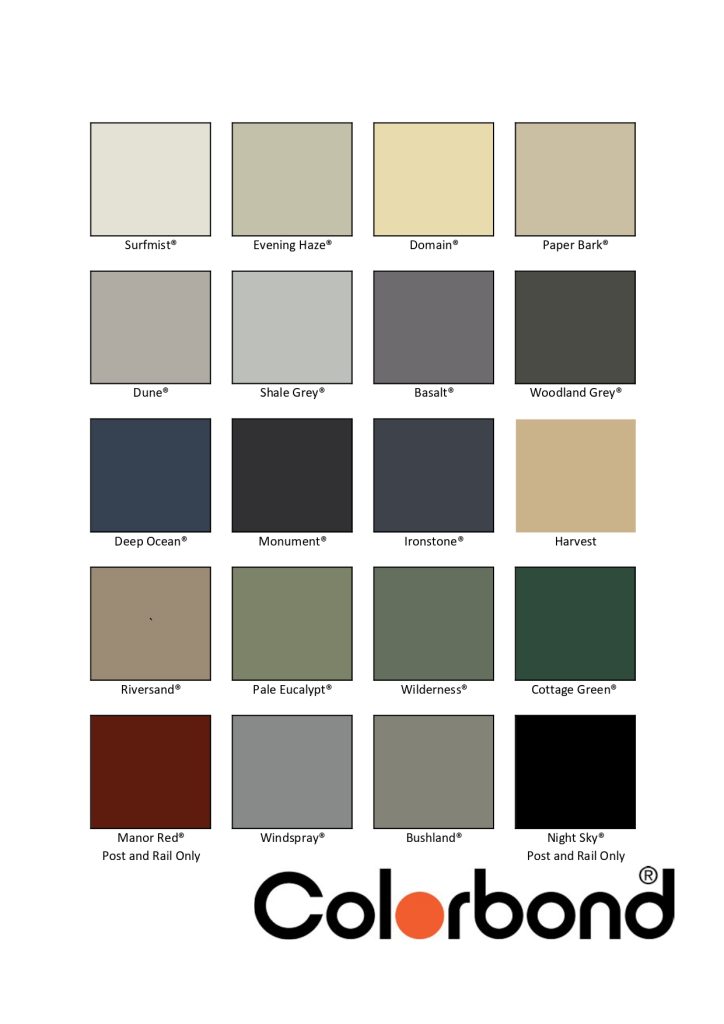 Colorbond Fencing Panel - Dynamic Steelform